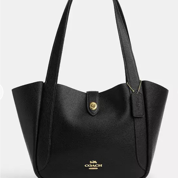 Coach | Bags | Nwt Coach Hadley Turnlock Totebag Cal7suede Leather ...